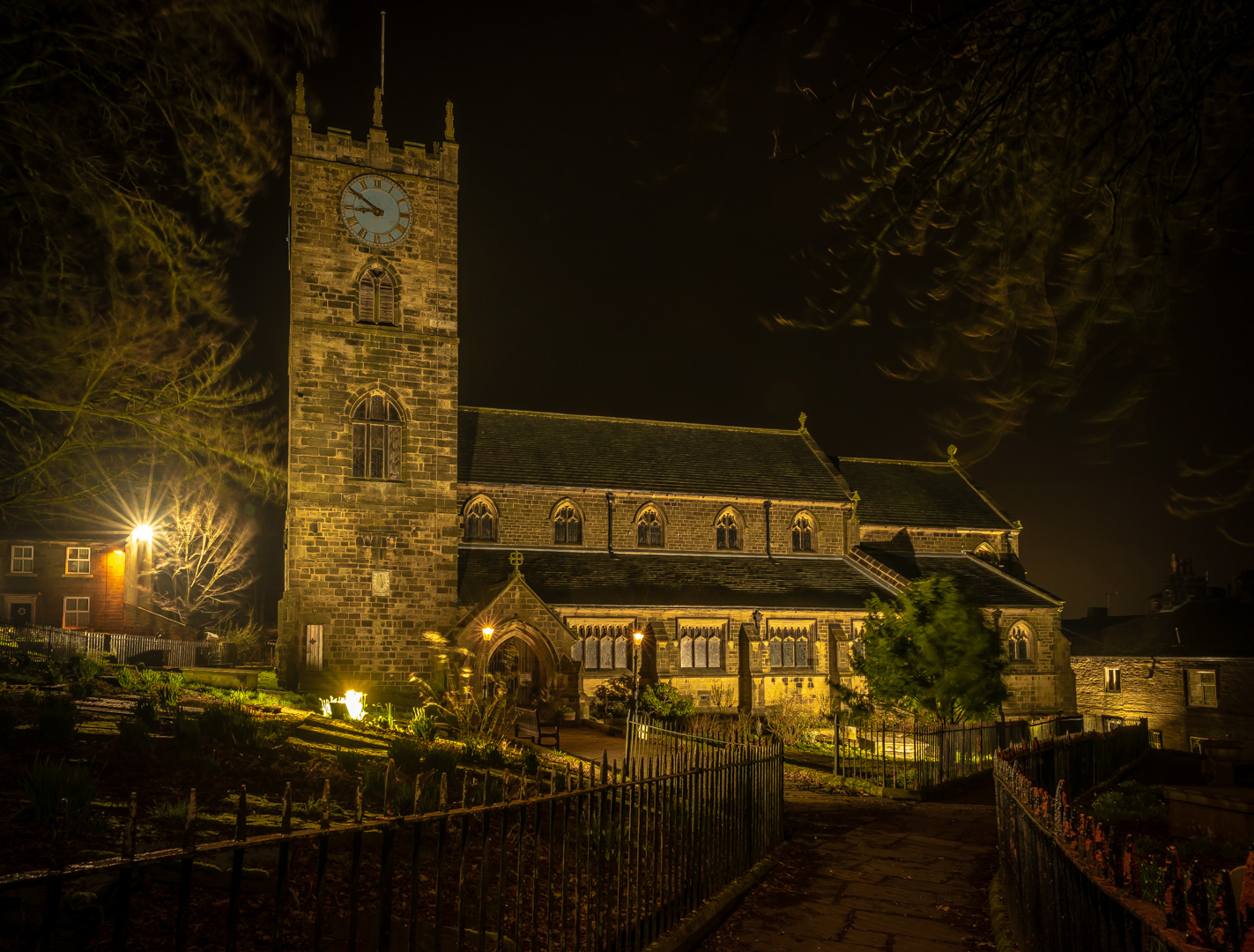 Haworth at night – Bronte Country Landscapes