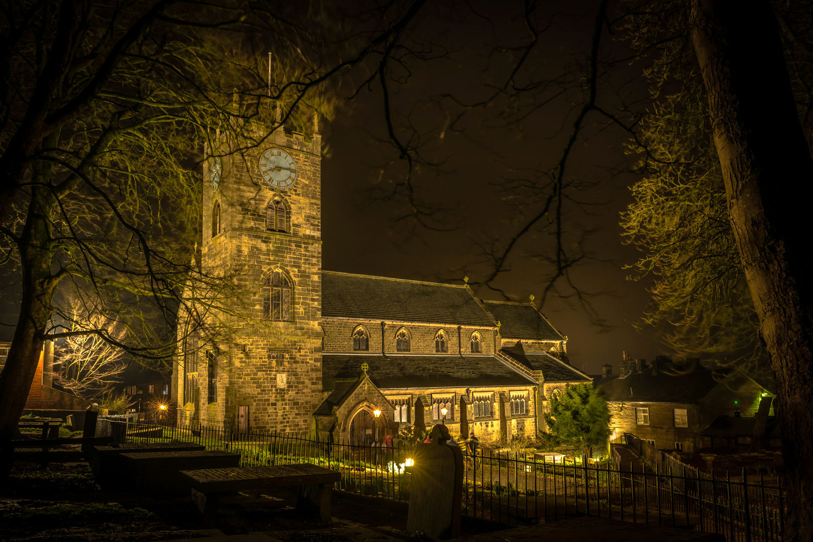 Haworth at night – Bronte Country Landscapes